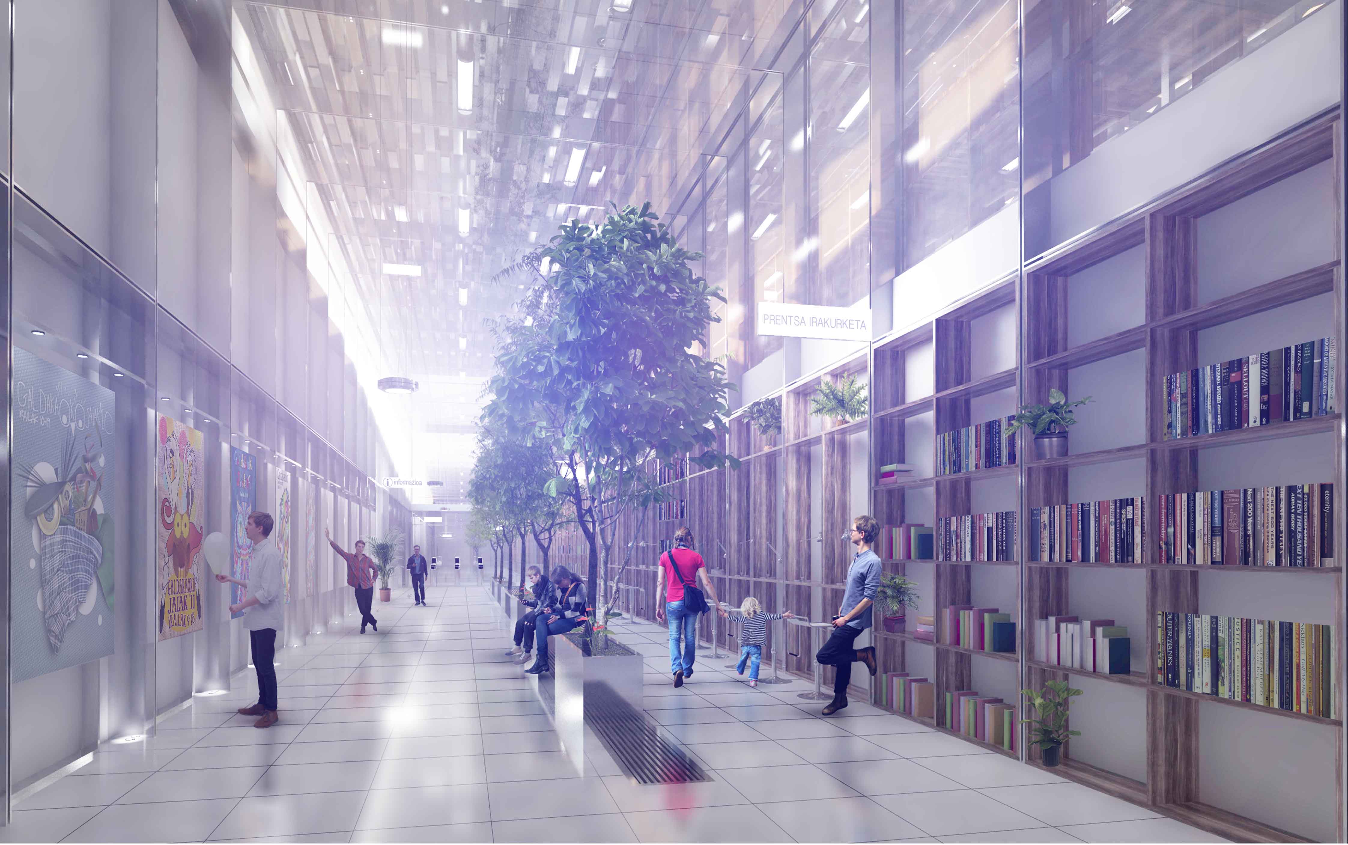 BILBAO SUBWAY, LIBRARY & AUDITORIUM, GALDAKAO by BAT Architecture ...