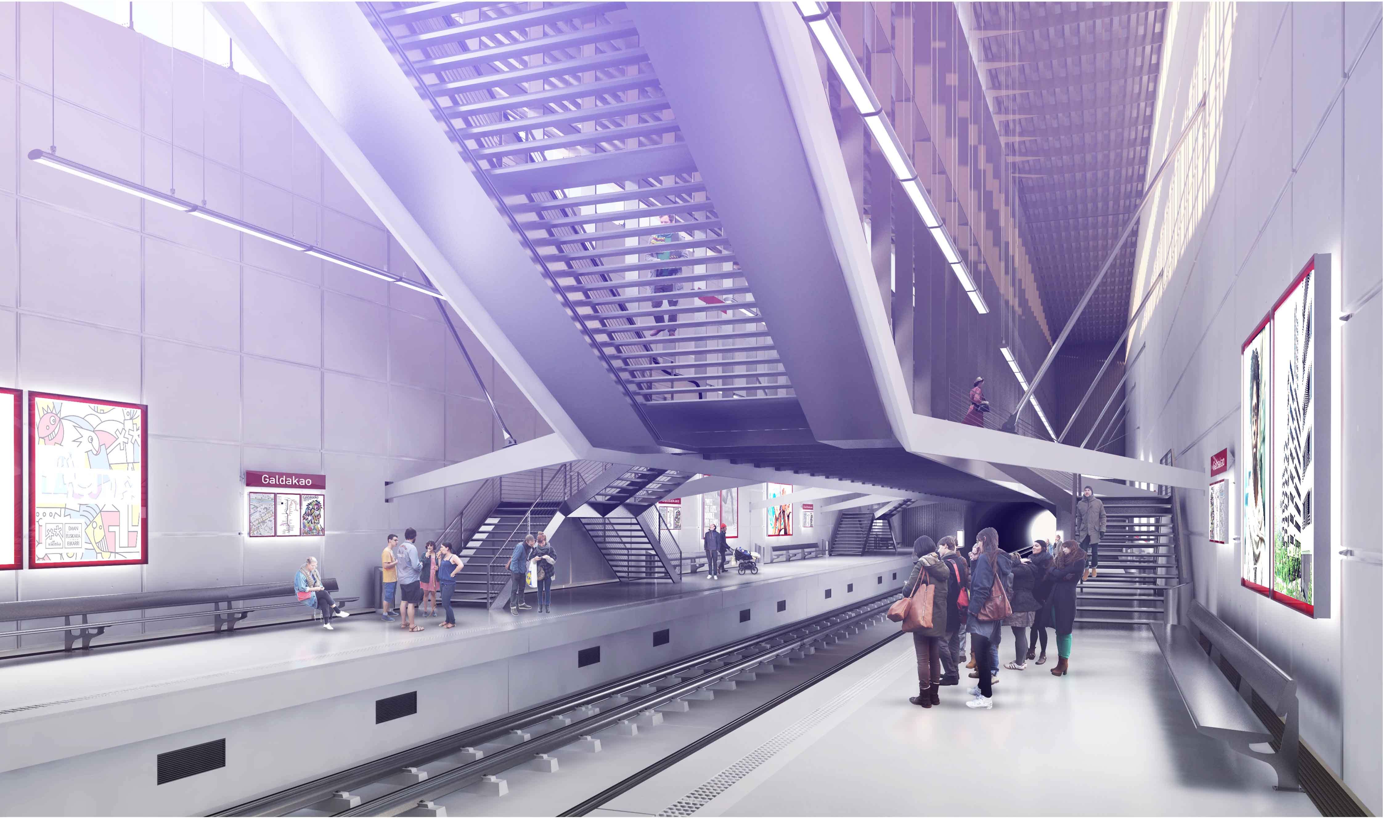 BILBAO SUBWAY, LIBRARY & AUDITORIUM, GALDAKAO by BAT Architecture ...