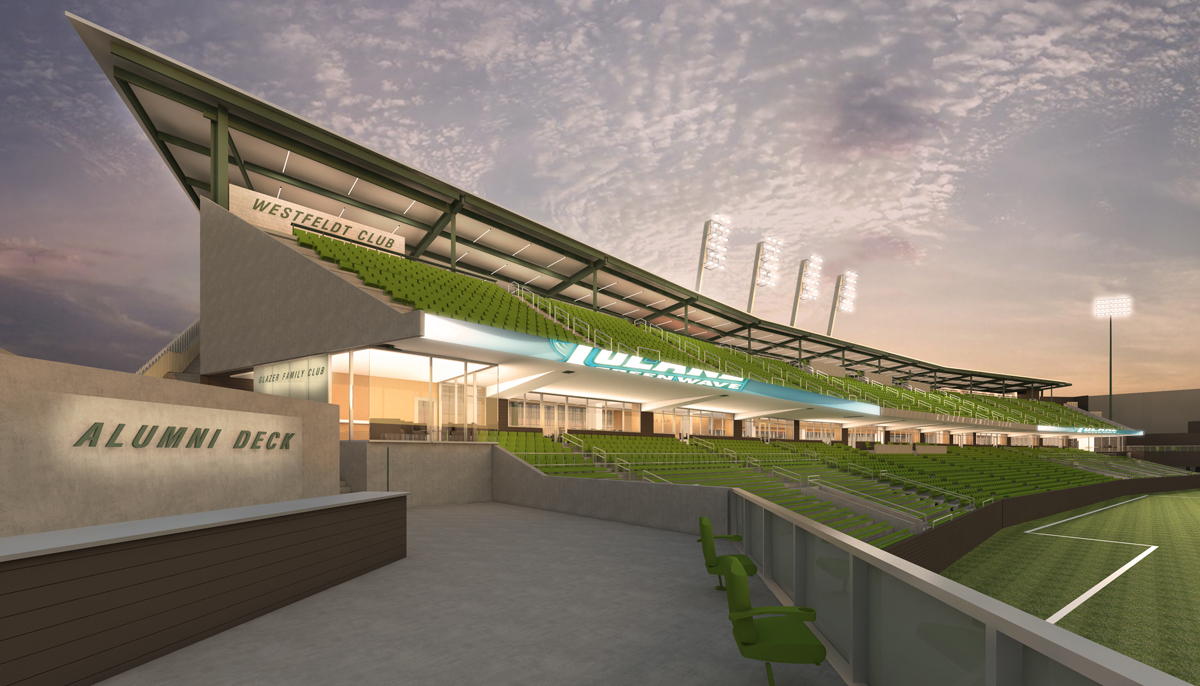 Tulane Yulman Stadium by Multistudio - Architizer