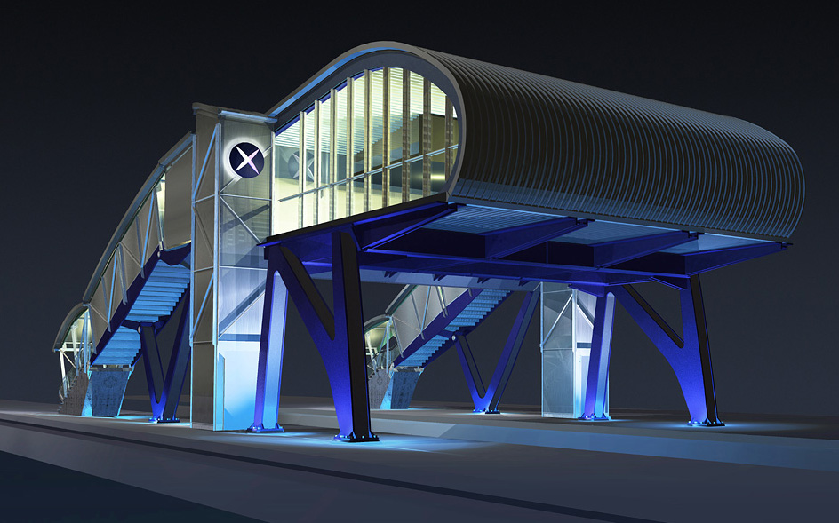 Hayes Heathrow Express Station by Gebler Tooth Architects - Architizer