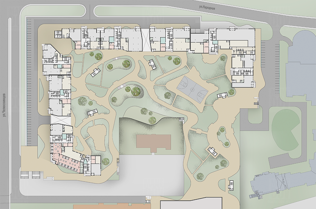 Wave - Multistoried residential complex. by mamedov.ws - Architizer
