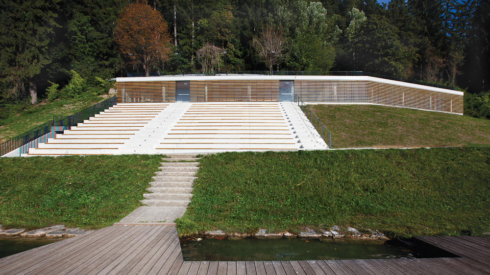 Rowing Centre Bled- spectator stand by multiPlan arhitekti - Architizer