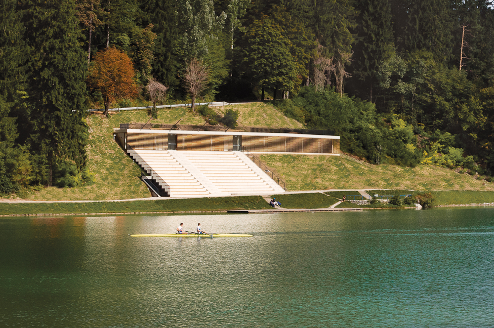 Rowing Centre Bled- spectator stand by multiPlan arhitekti - Architizer