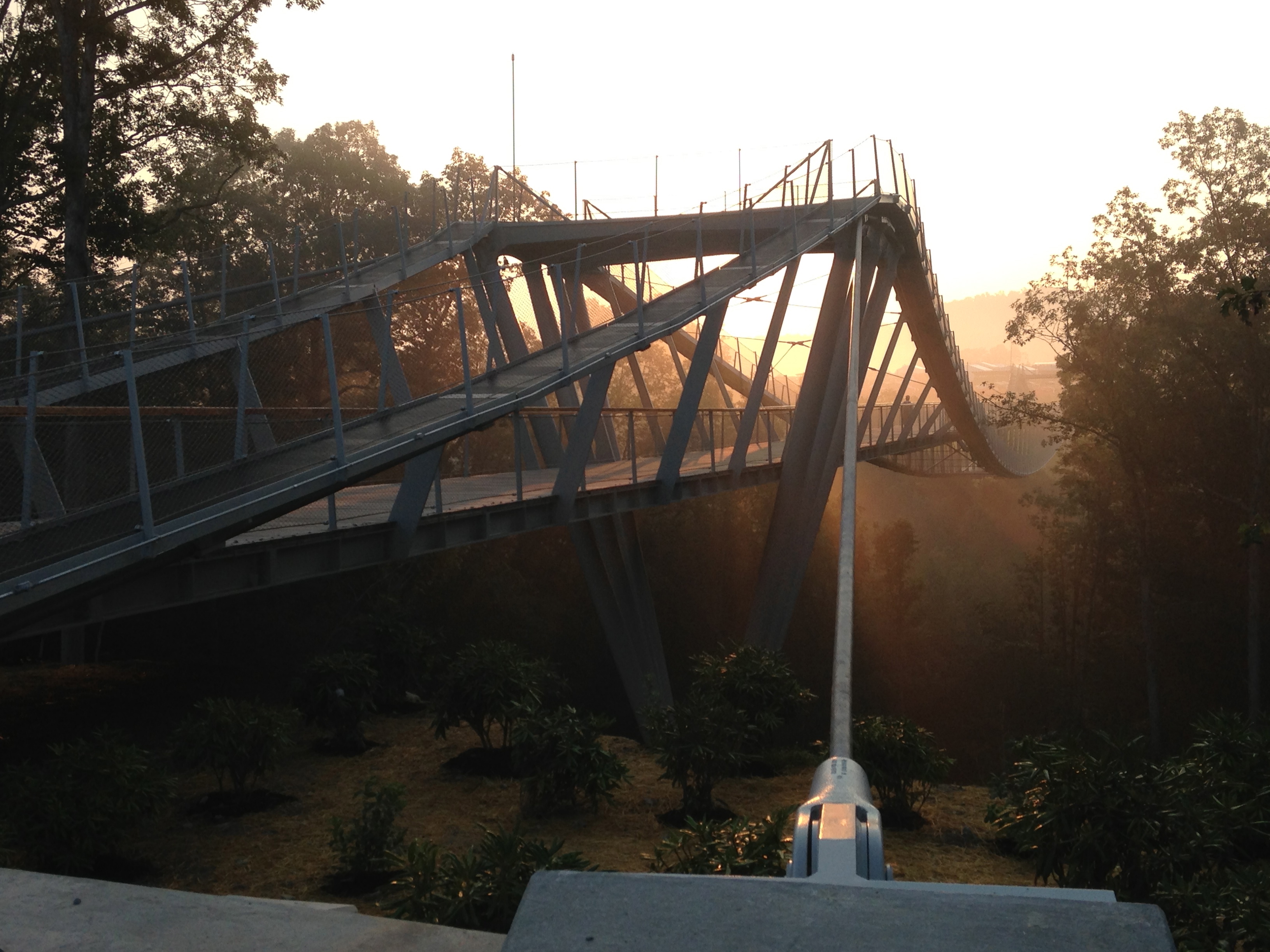Consol Energy Wingtip Bridge (BoyScouts Bridge) by schlaich bergermann ...