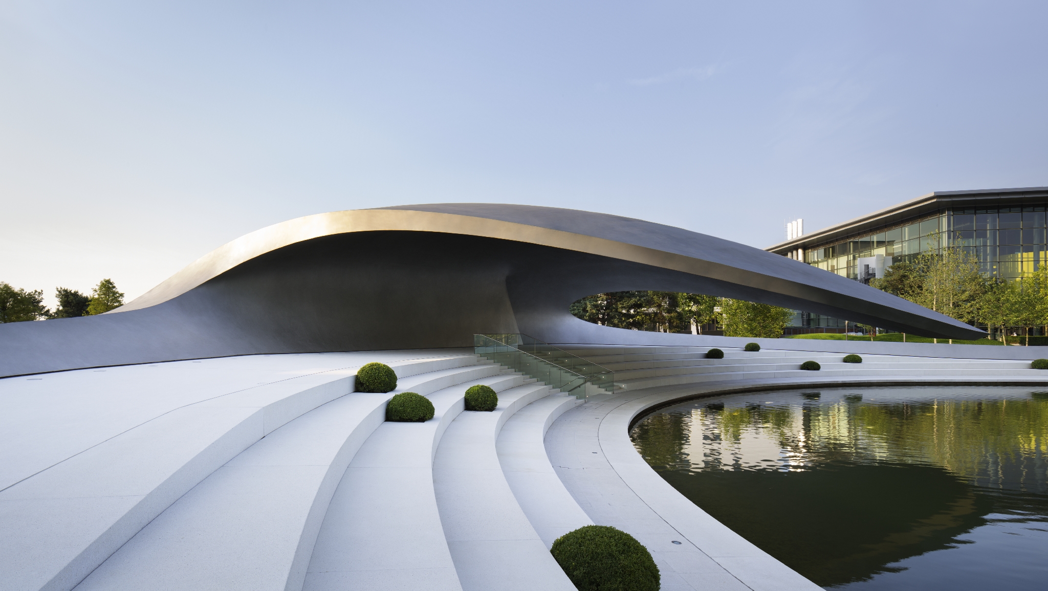 Porsche Pavilion Autostadt Wolfsburg by schlaich bergermann partner ...