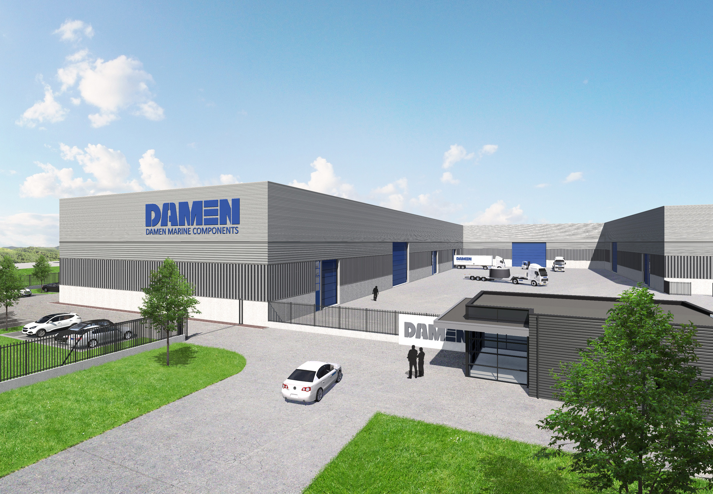 Damen Marine Components by Van Es Architecten - Architizer