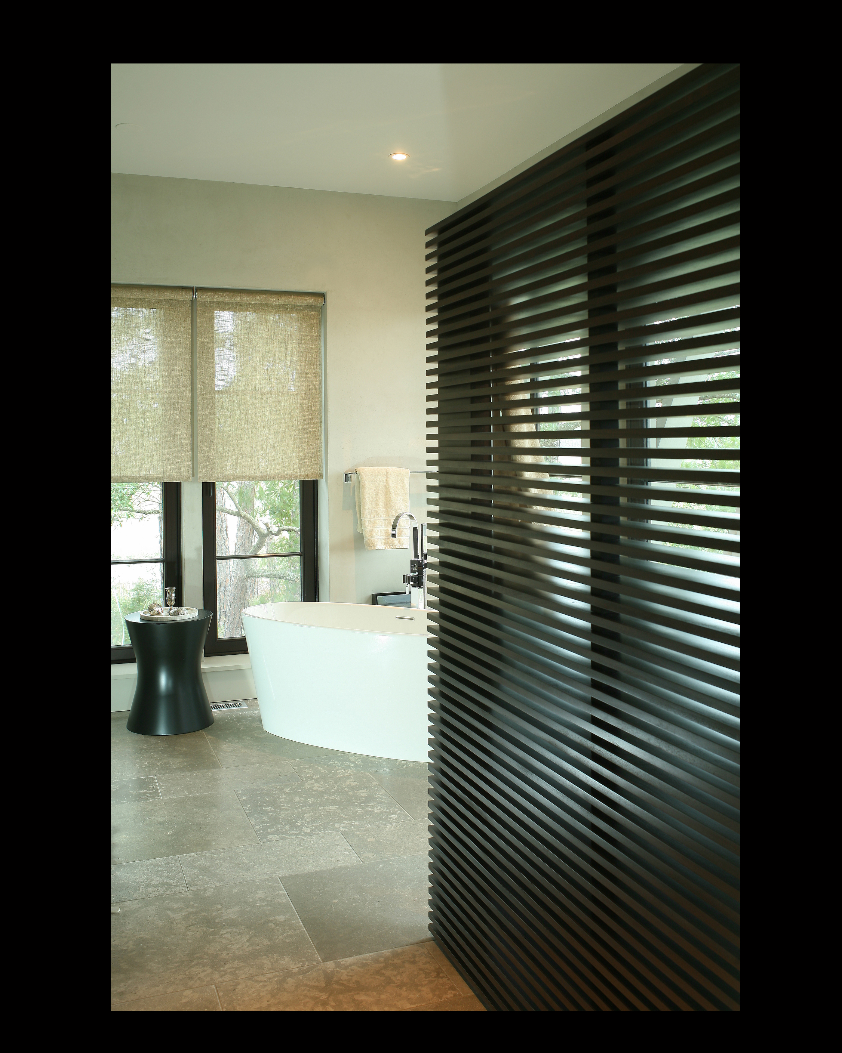 a bathroom for a marsh house by THOMAS & DENZINGER ARCHITECTS - Architizer