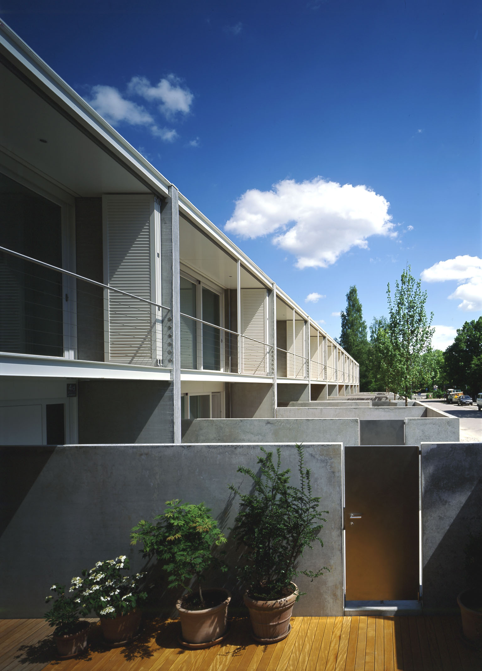 Reihenhaus-Wohnanlage by Architekturbüro von Seidlein Röhrl - Architizer
