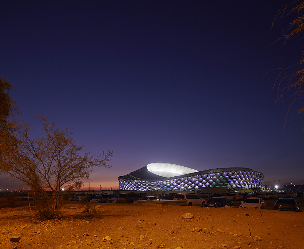 Hazza Bin Zayed (HBZ) Stadium by Pattern Design Limited - Architizer