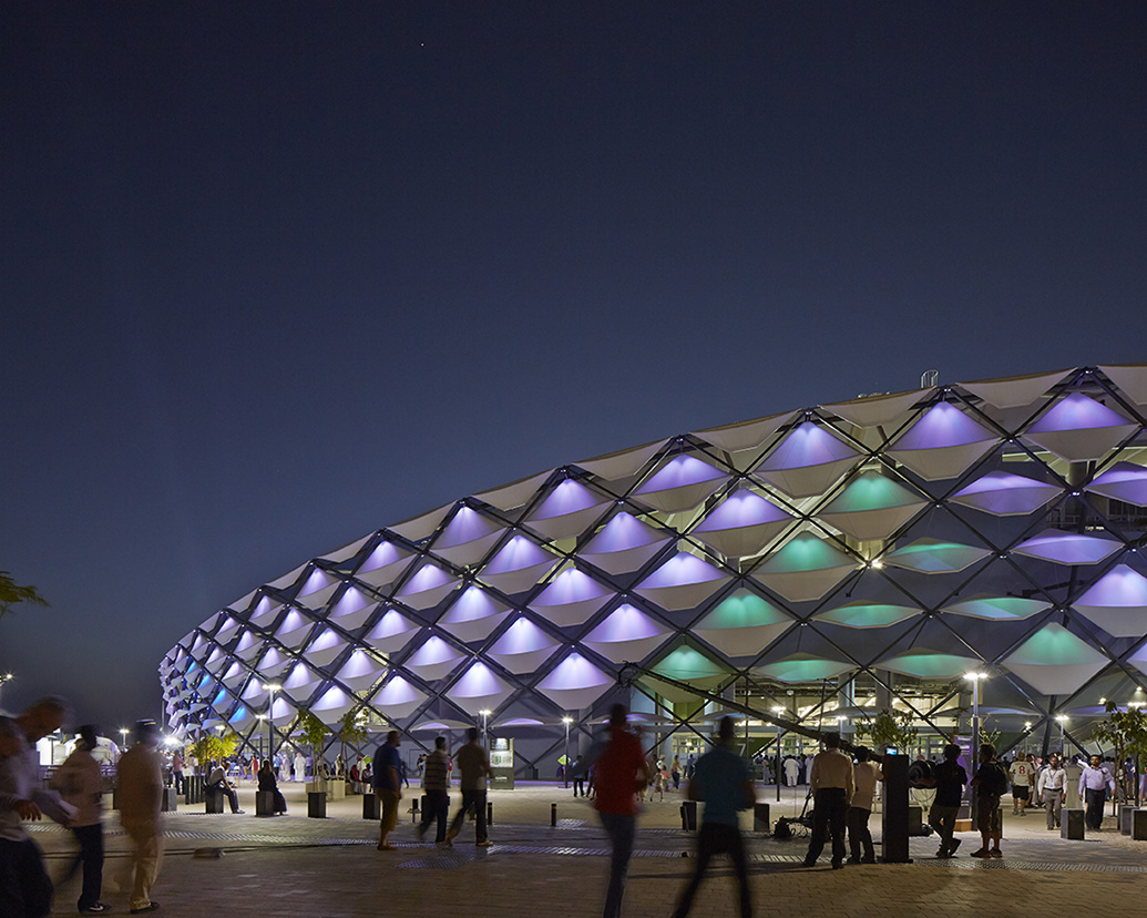 Hazza Bin Zayed (HBZ) Stadium by BDP Pattern - Architizer