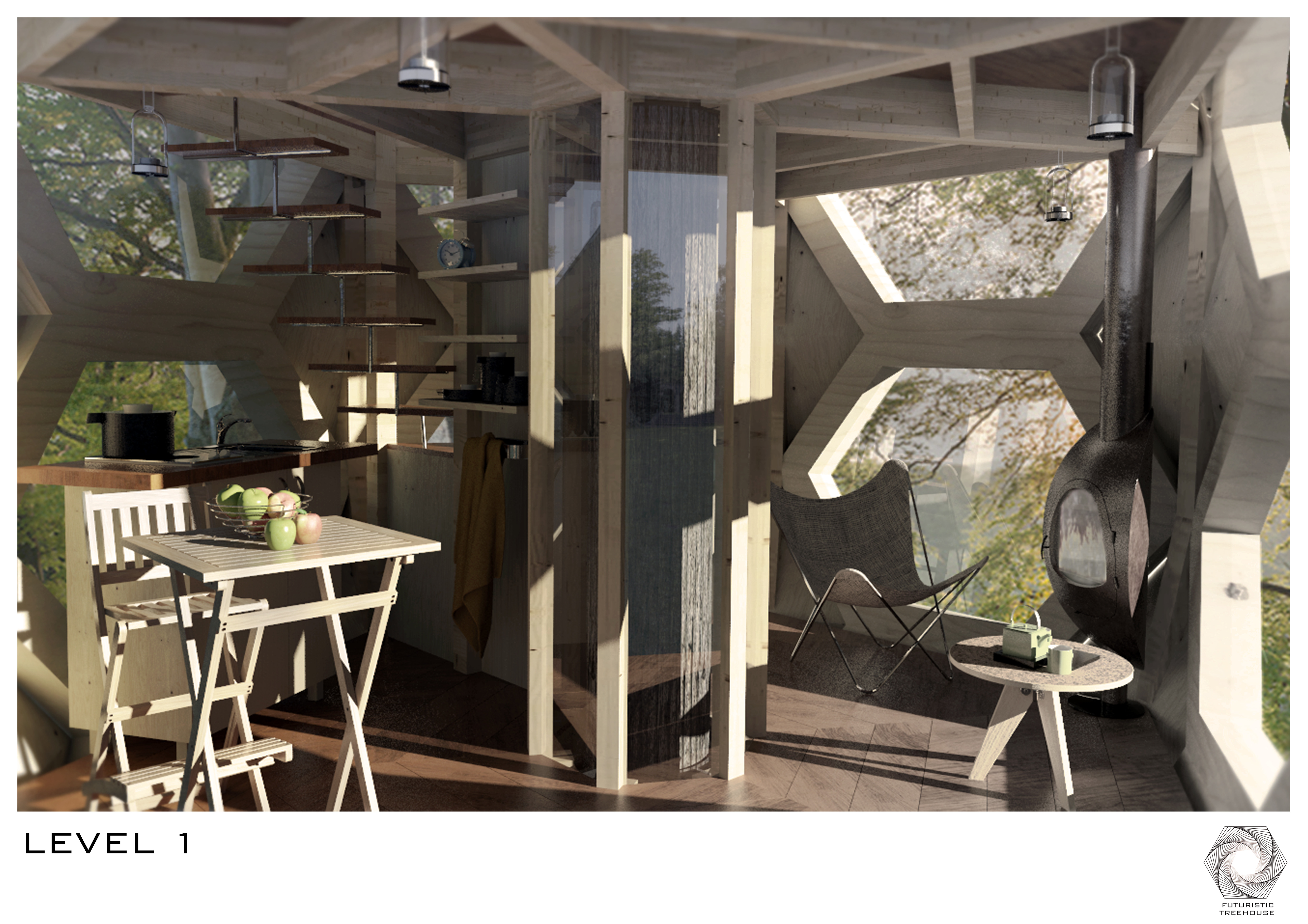 futuristic tree house by Sustainable Aesthetics Limited - Architizer