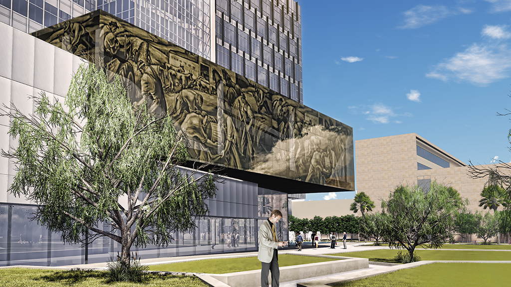 New Hidalgo County Courthouse Concepts by ERO Architects - Architizer