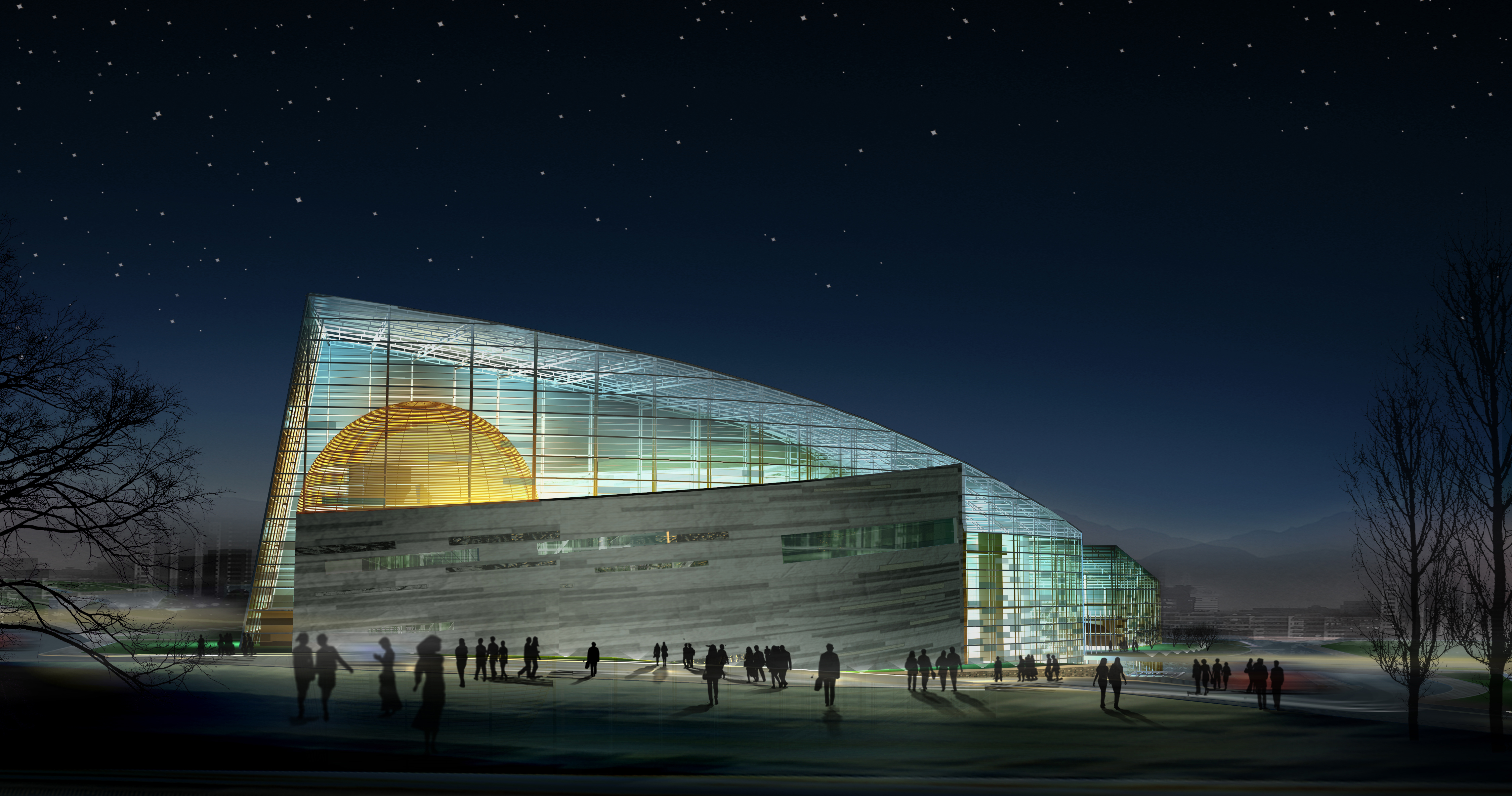 Museum International competition - project winner while working at ...
