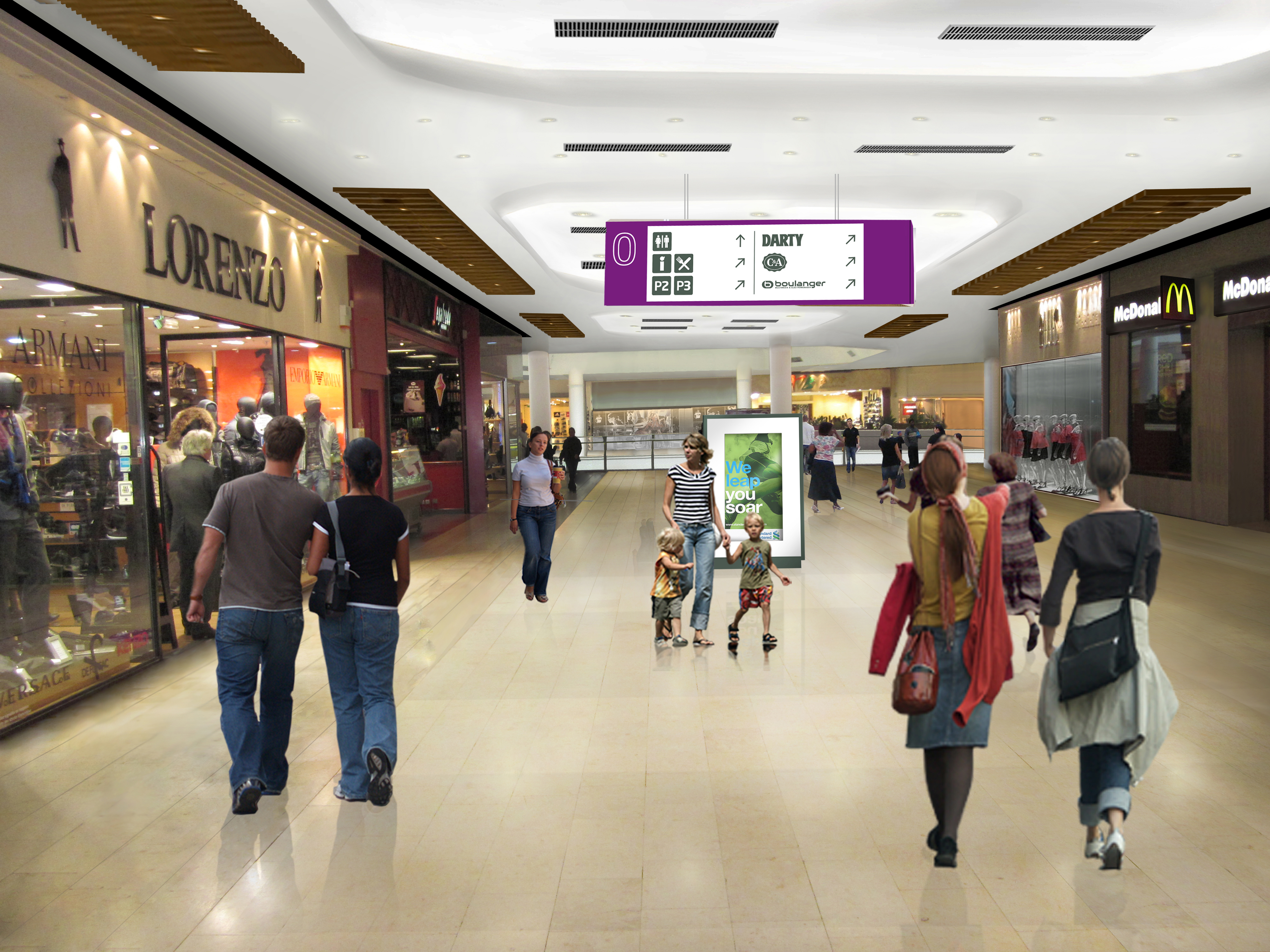 Shopping Mall refurbishment while working at Benoy by Pier Andrea ...