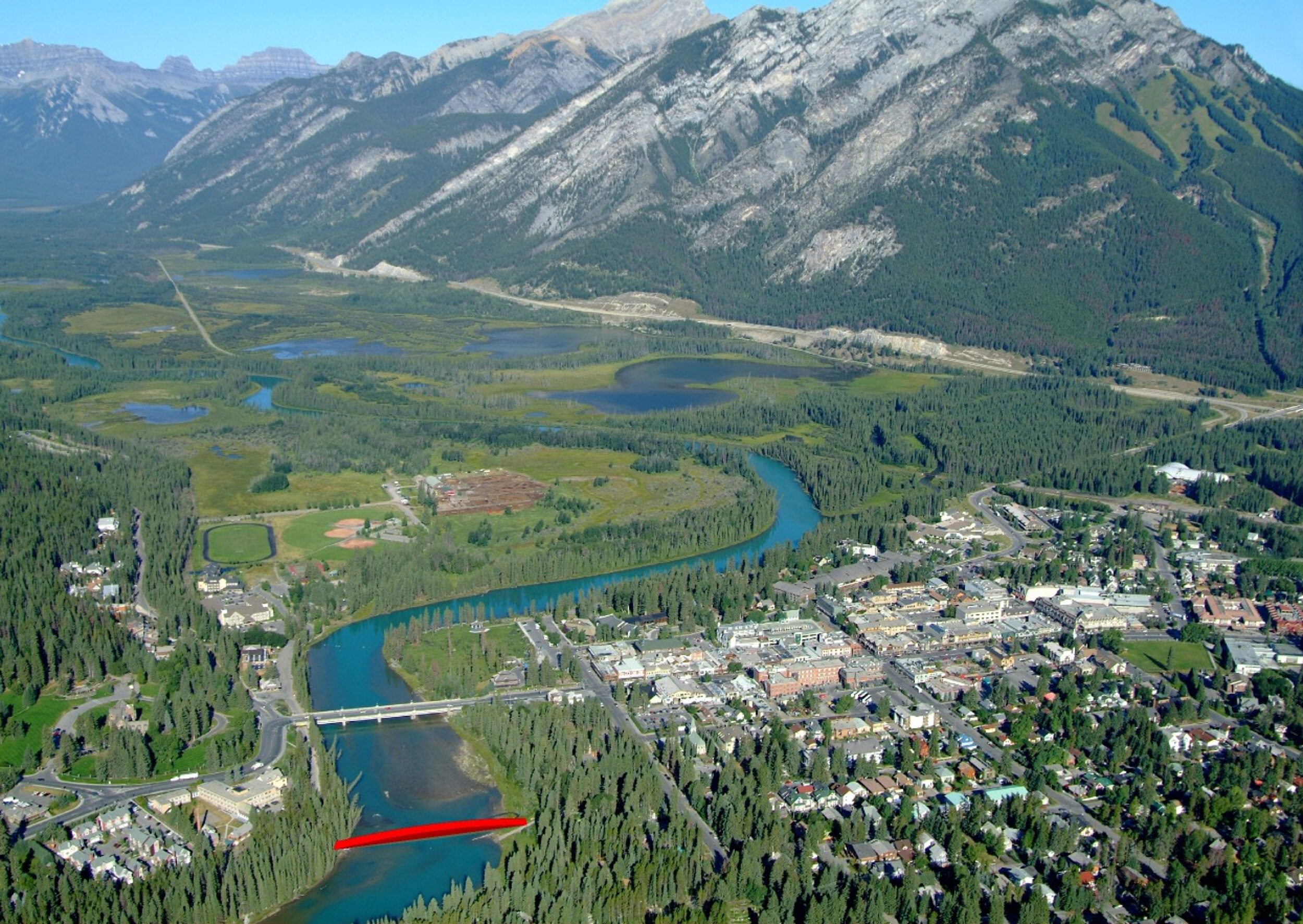 Idea 883963: Bow River Pedestrian Bridge by StructureCraft in Banff ...