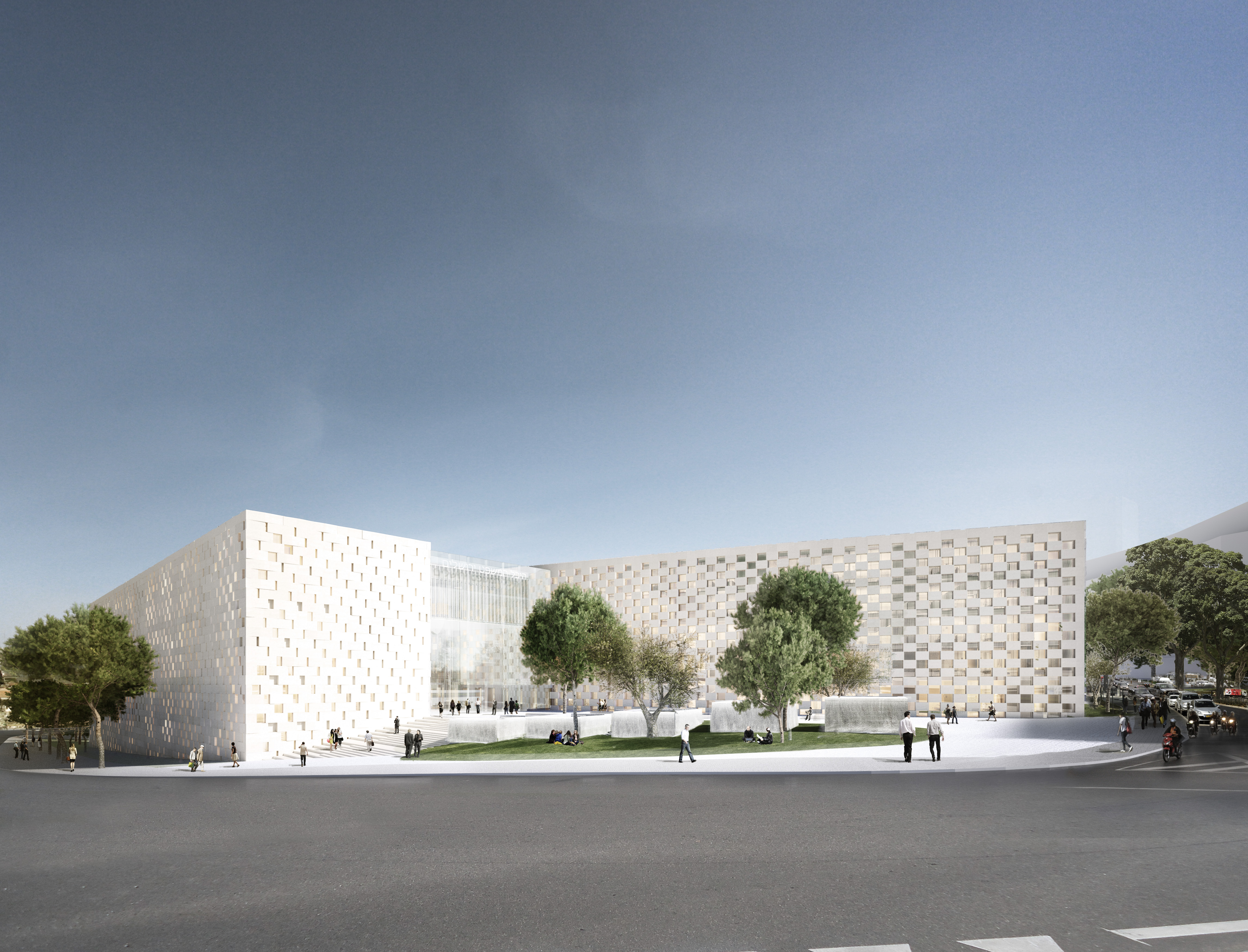Jerusalem - New District Court House by Baumschlager Eberle Architekten ...
