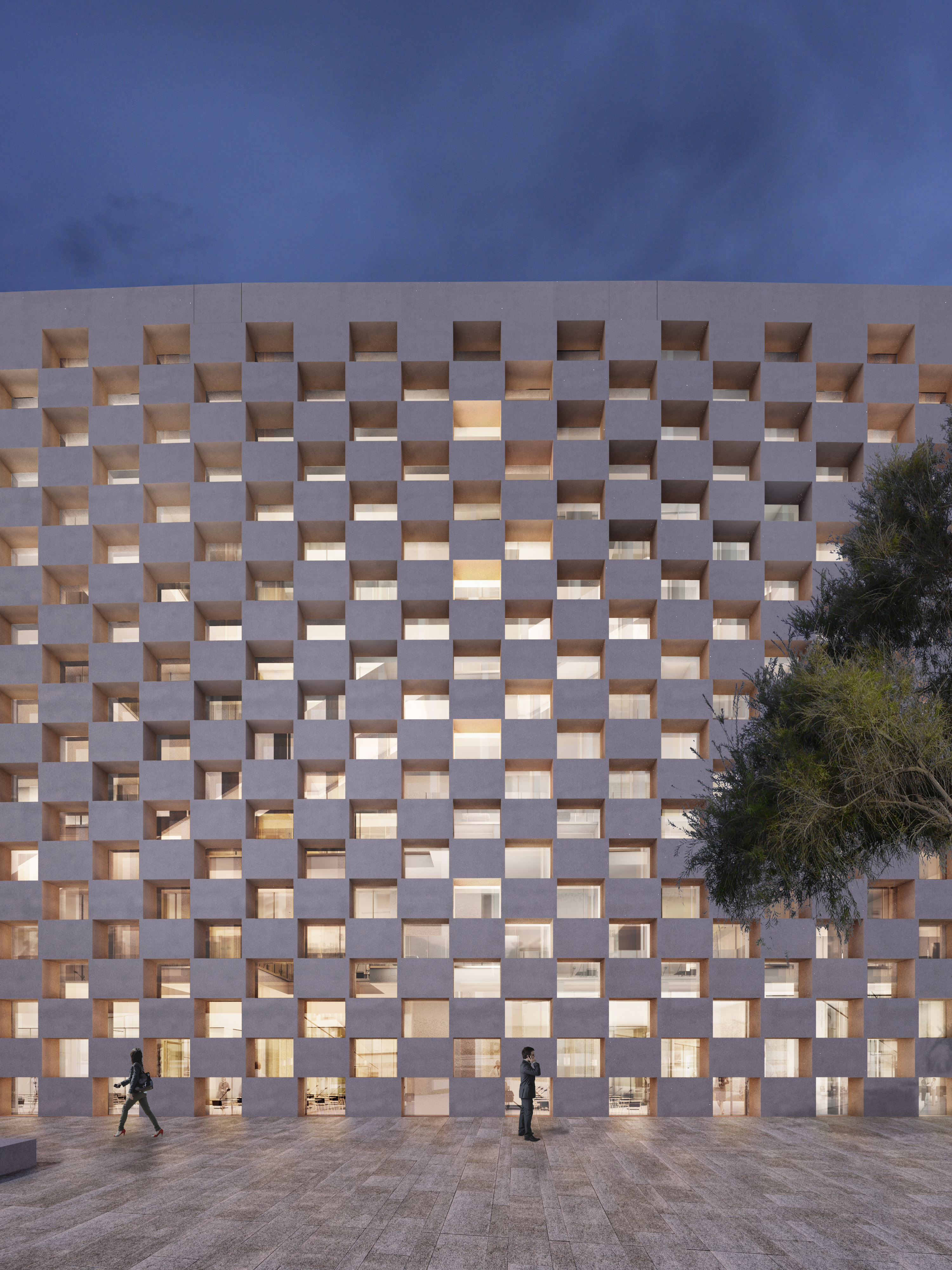 Jerusalem - New District Court House by Baumschlager Eberle Architekten ...