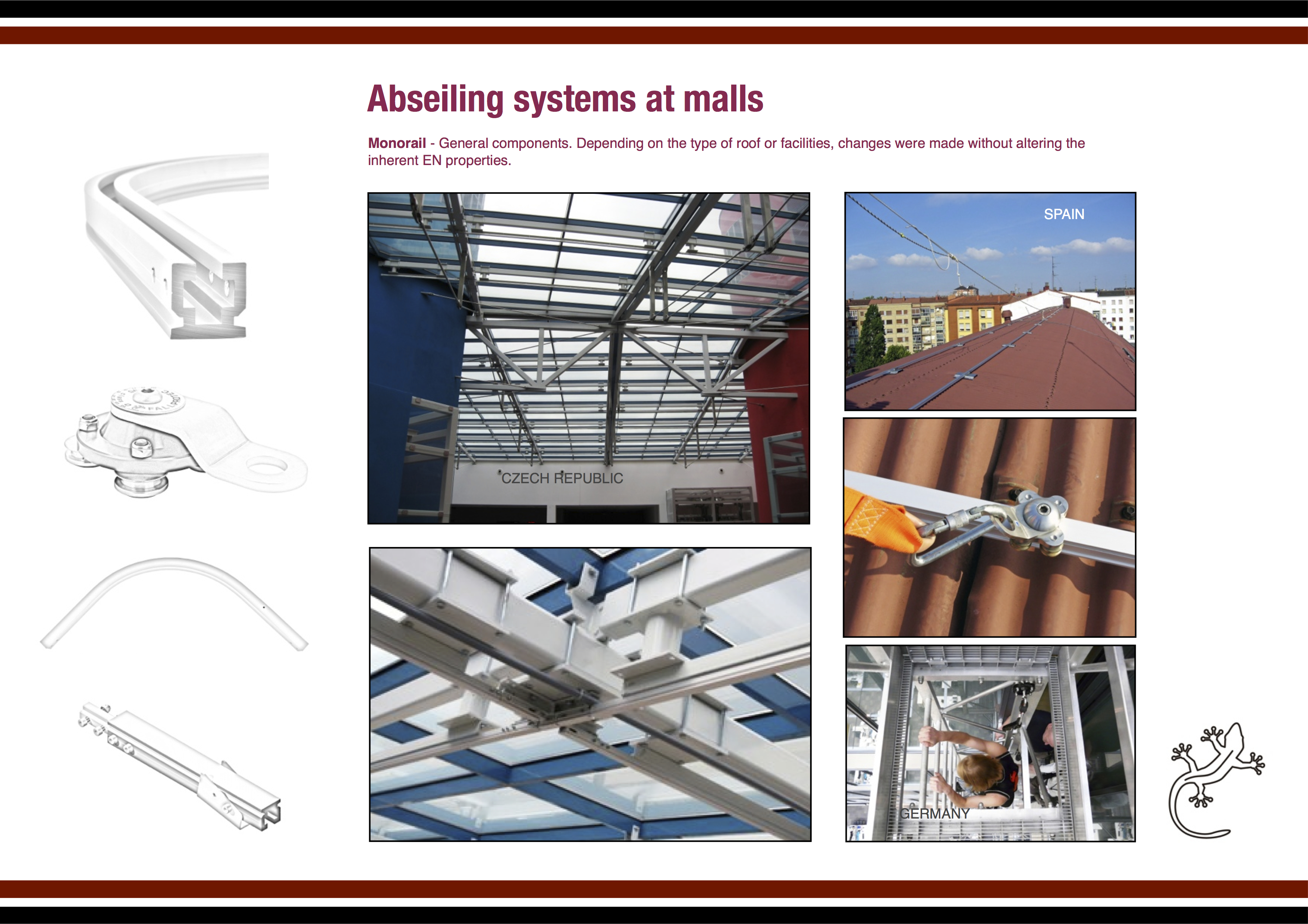 Abseiling systems at malls by SecuRail Lifeline - Architizer