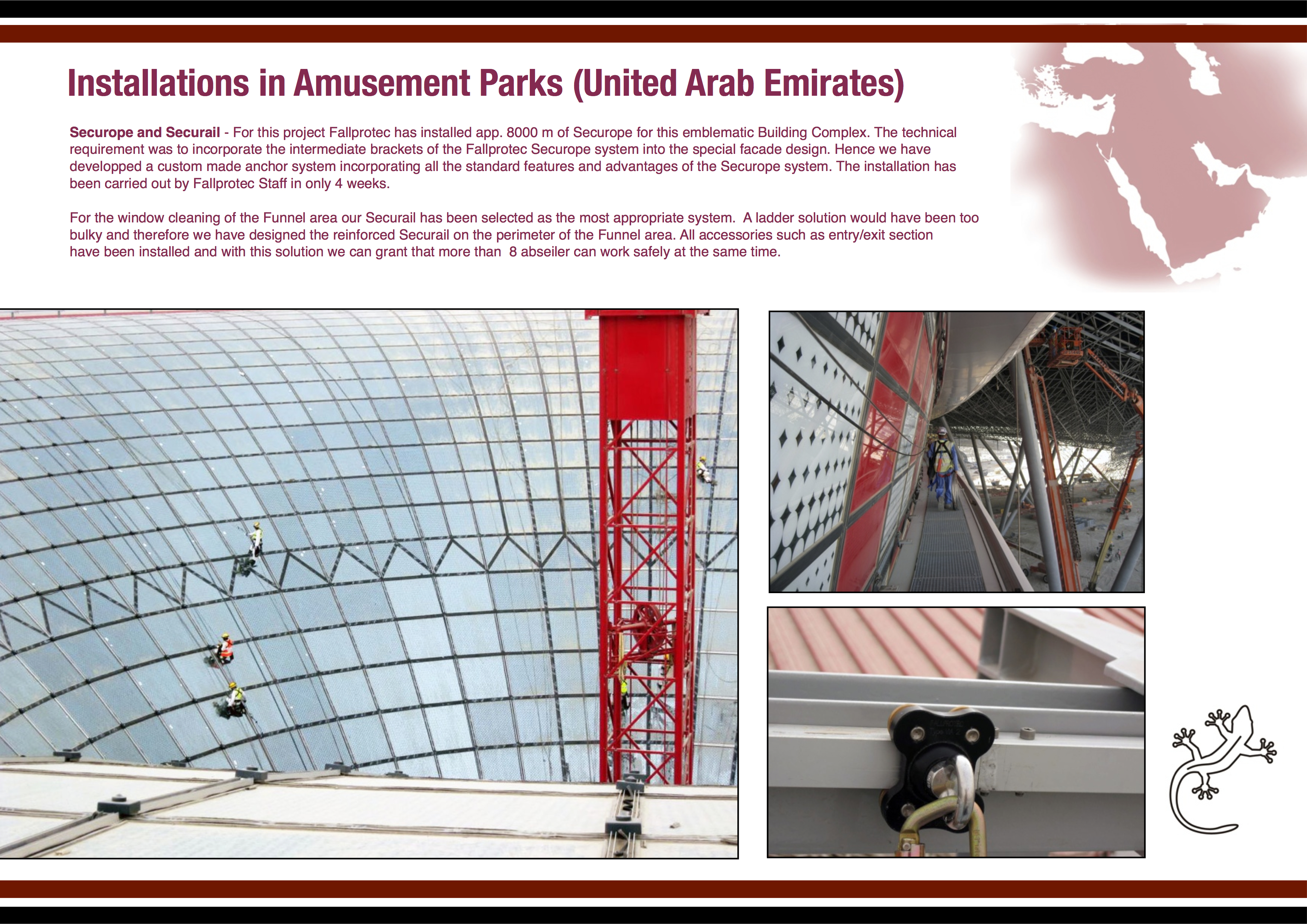 Abseiling systems at malls by SecuRail Lifeline - Architizer