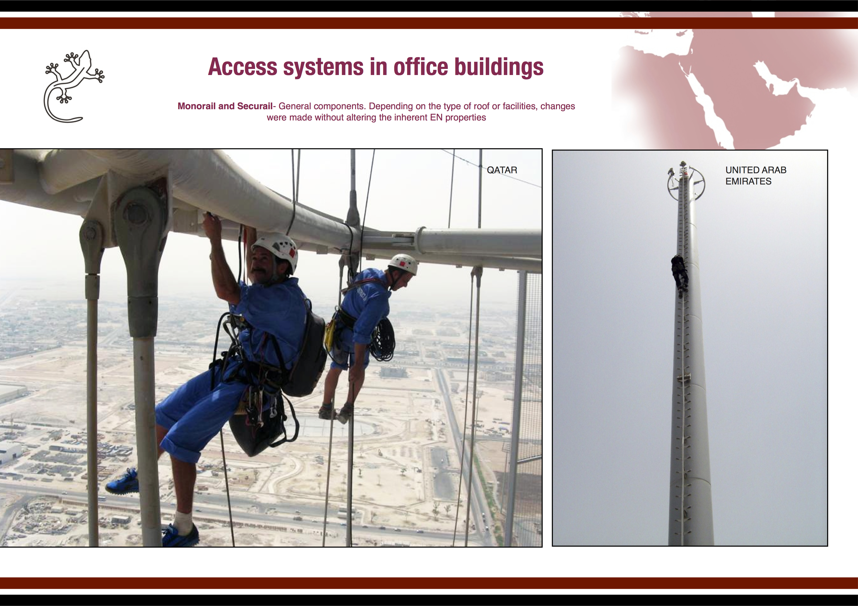 Abseiling systems at malls by SecuRail Lifeline - Architizer