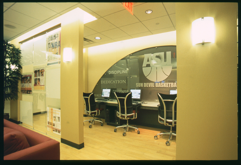 Arizona State University Basketball Lounge & Lockers by CIRCLE Design ...