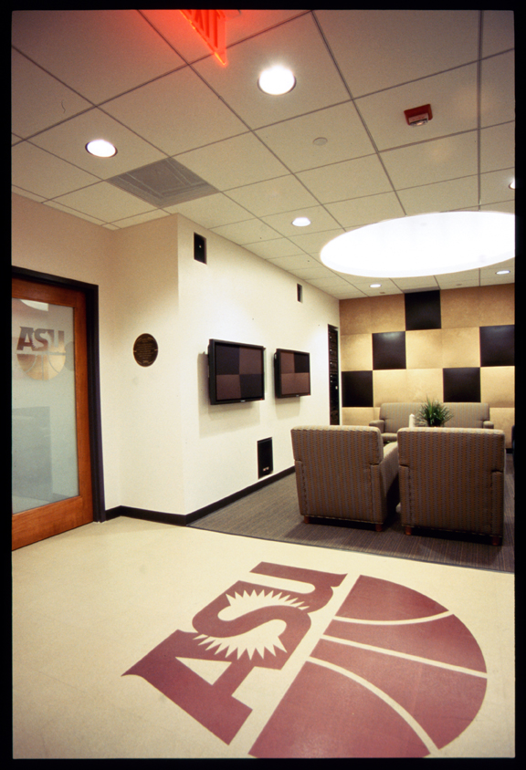 Arizona State University Basketball Lounge & Lockers by CIRCLE Design ...