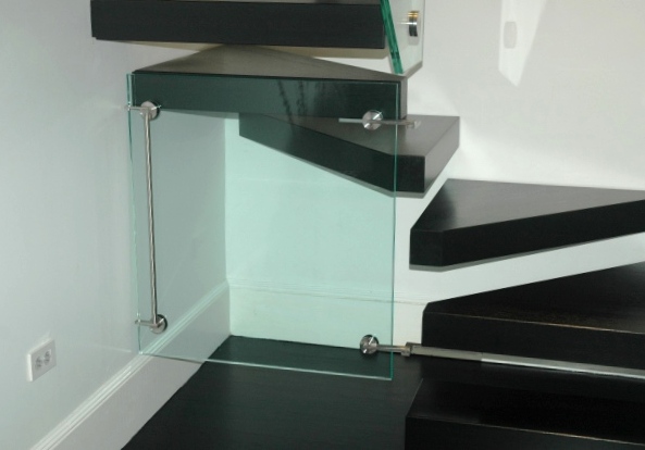 Custom gate for glass staircase by DESIGN impulse - Architizer