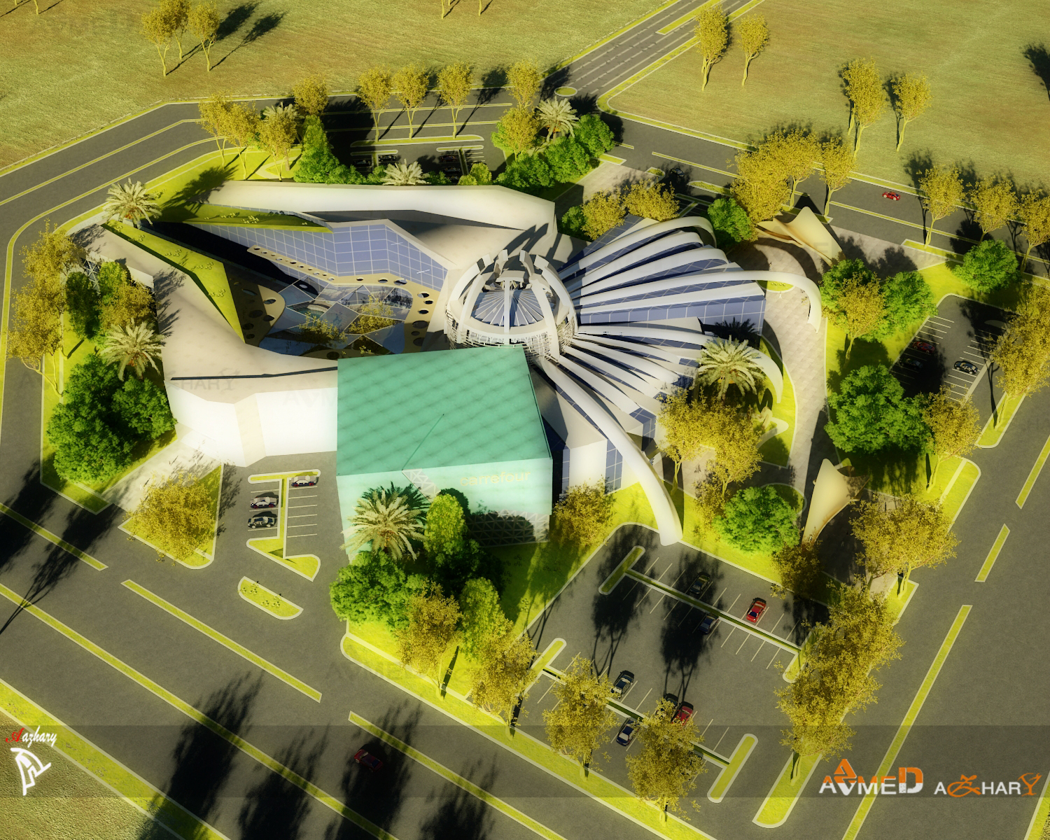 shopping mall by DRW studio - Architizer