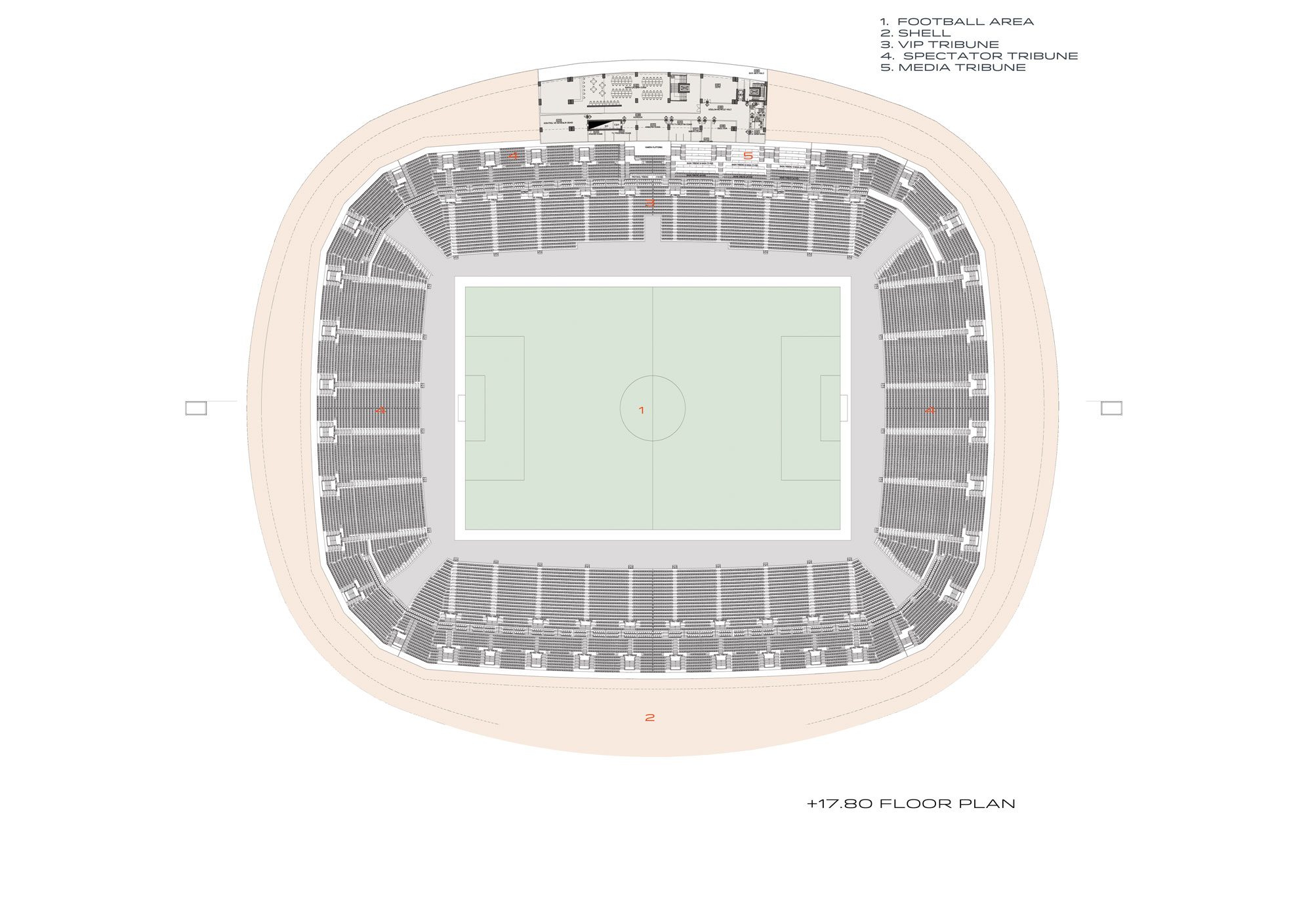 Mersin Stadium by Bahadır Kul Architects - Architizer
