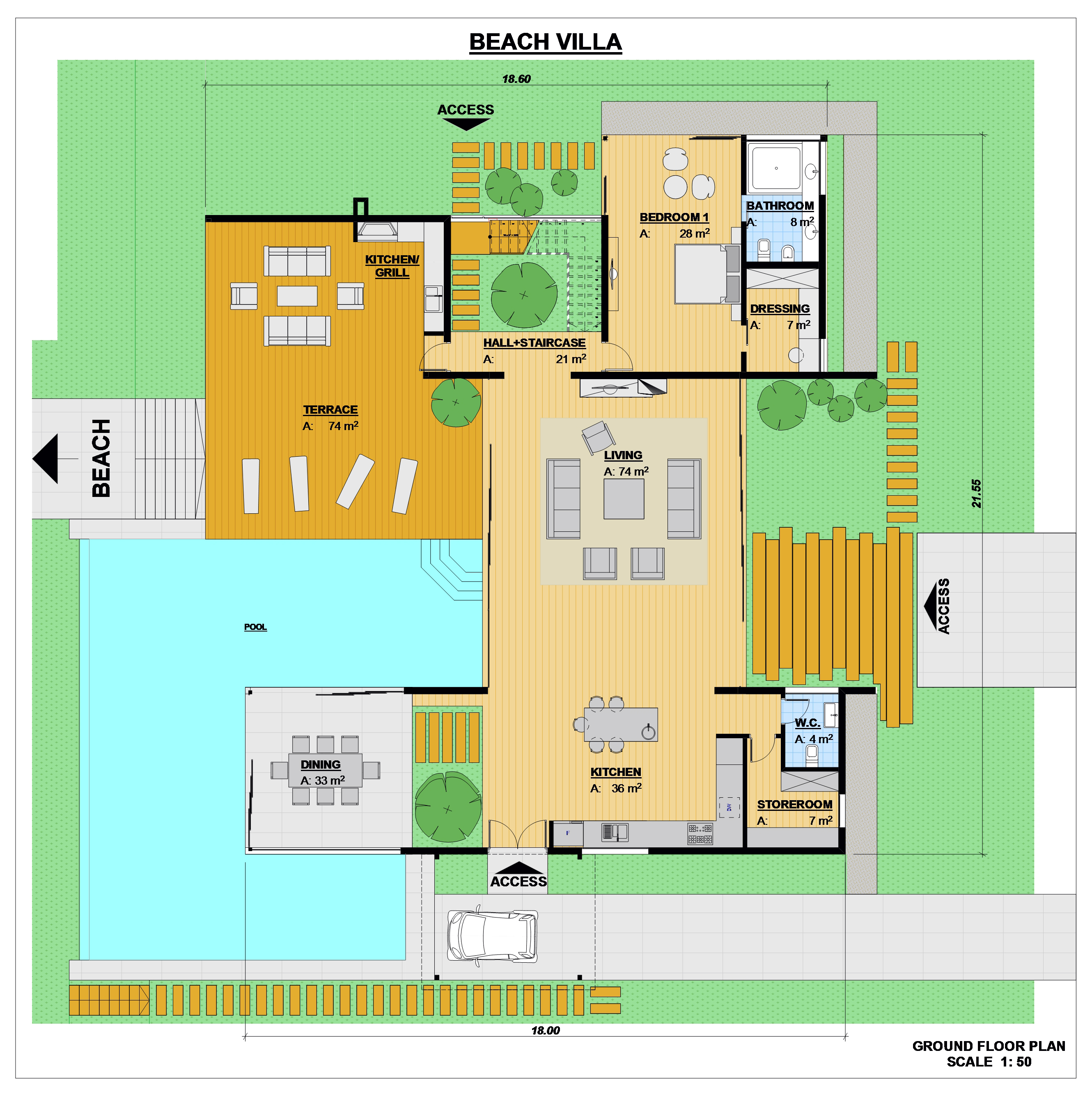 Beach Villa - Green Island Republic by Suzana Maria Ciplea - Architizer