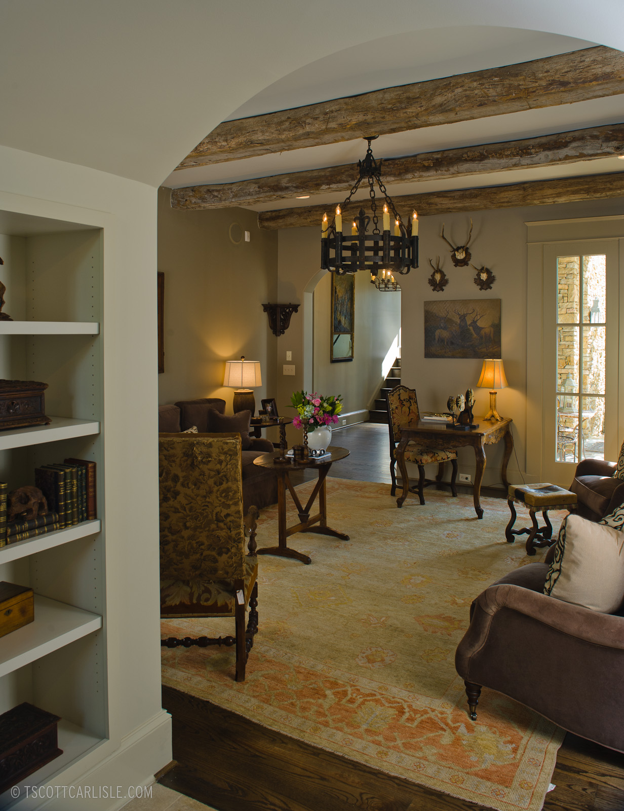 French Provincial Lake House by Christopher Architecture and Interiors ...