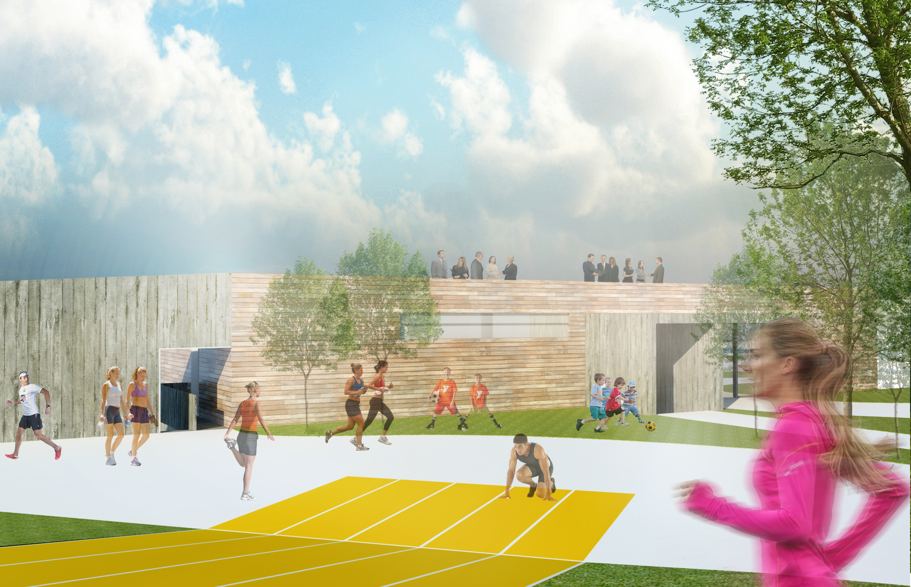 Met Oval Soccer Training Facility by STRATA ARCHITECTS PLLC - Architizer