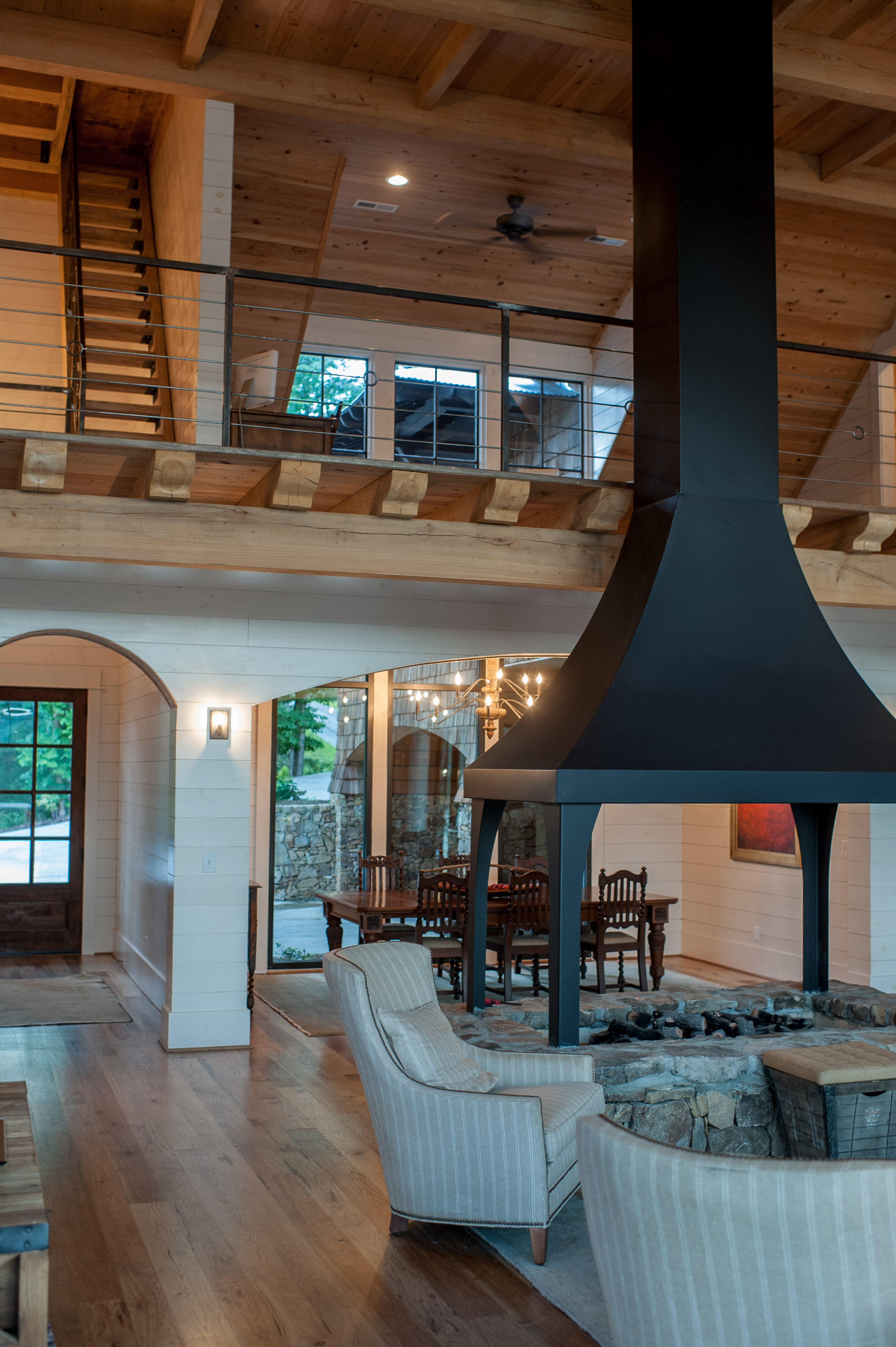 Modern Rustic Lake Home by Christopher Architecture and Interiors ...