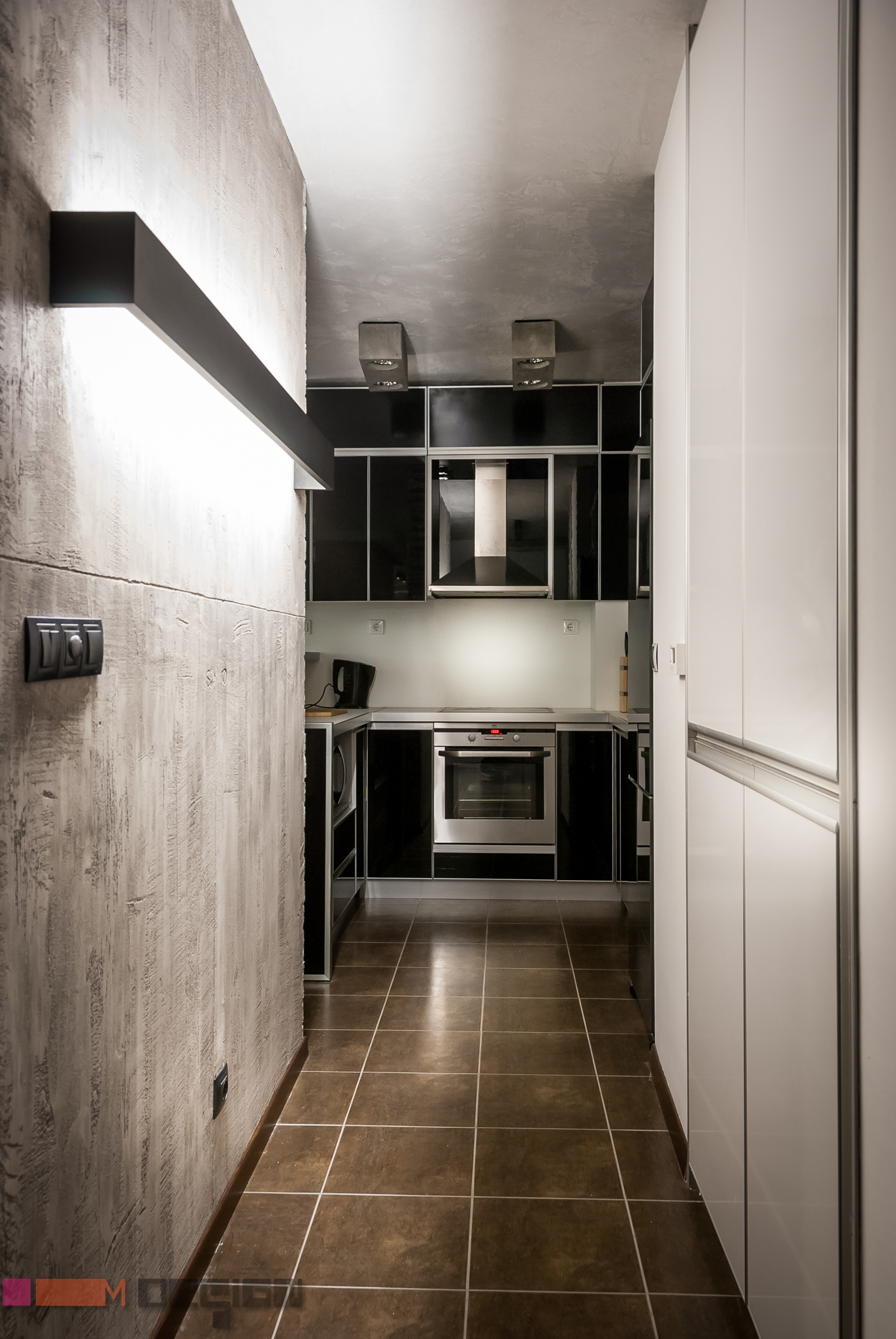 UNDERGROUND interior design apartment by Mario Dimitrov by M&K DESIGN ...