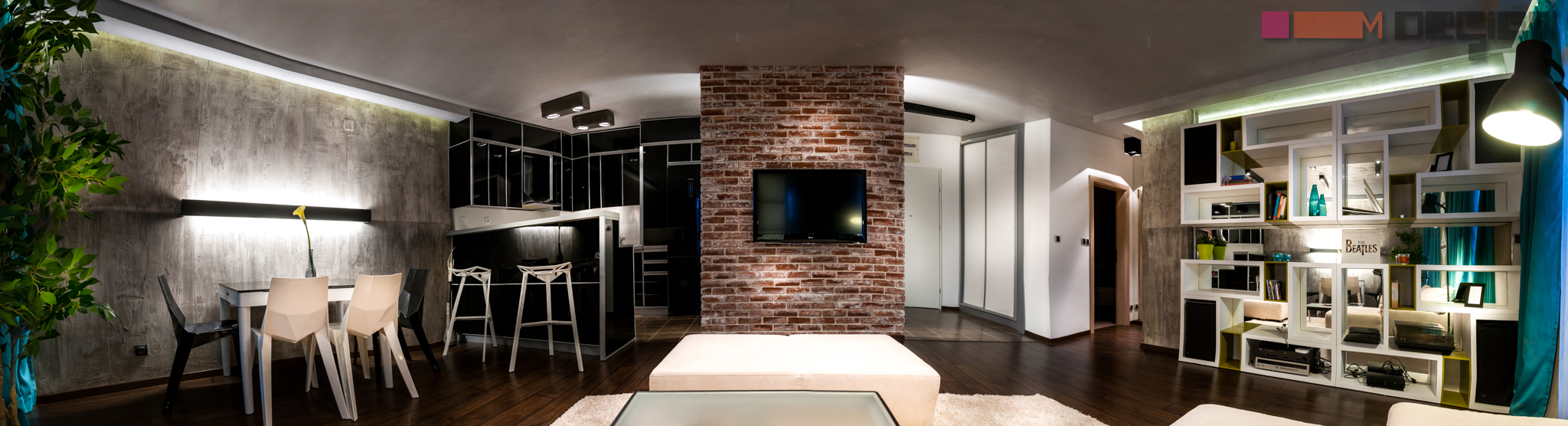 UNDERGROUND interior design apartment by Mario Dimitrov by M&K DESIGN ...