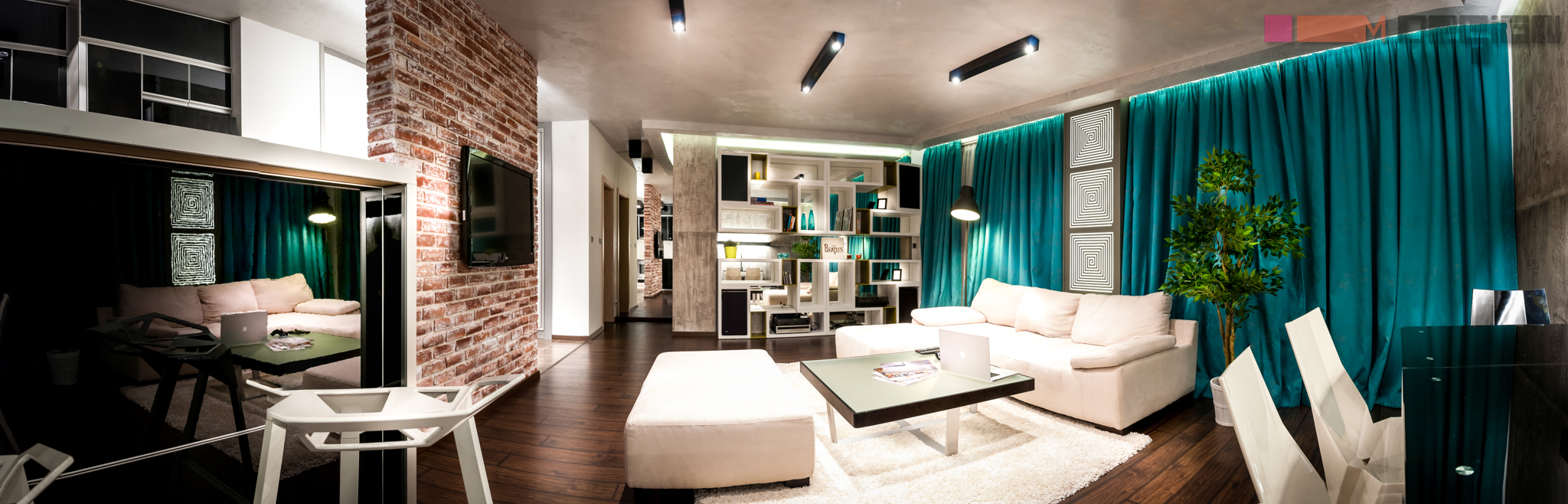 UNDERGROUND interior design apartment by Mario Dimitrov by M&K DESIGN ...