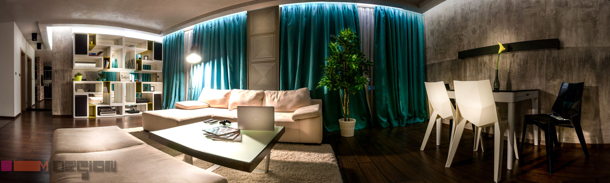 UNDERGROUND interior design apartment by Mario Dimitrov by M&K DESIGN ...