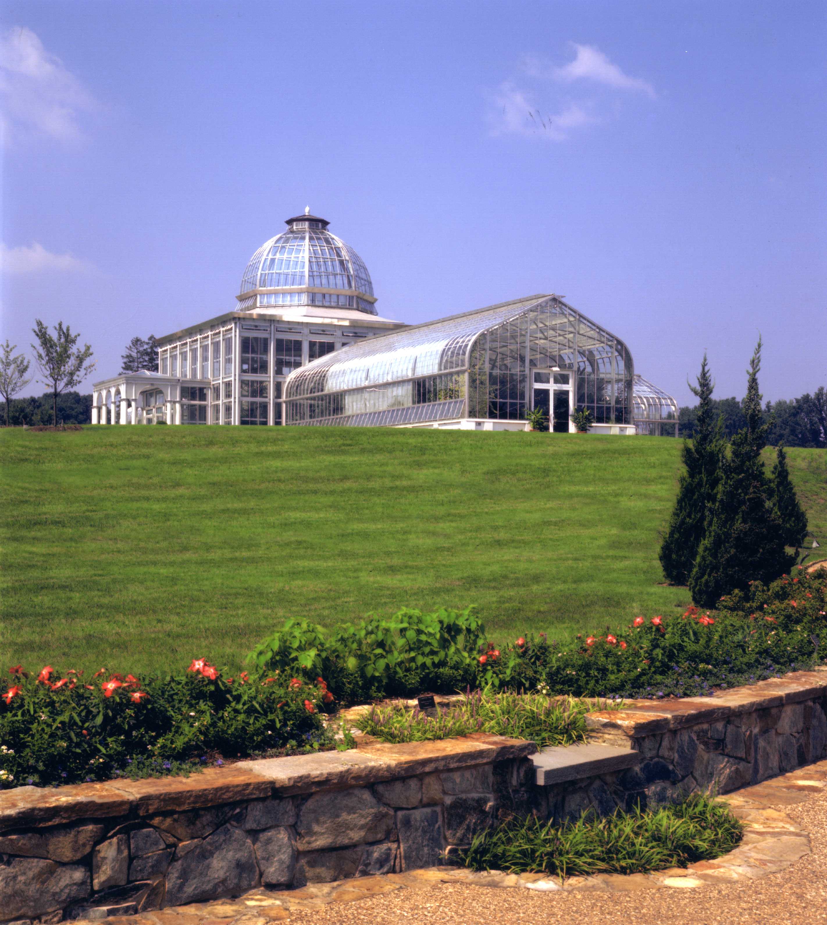Lewis Ginter Botanical Garden Conservatory, Education & Library Complex ...