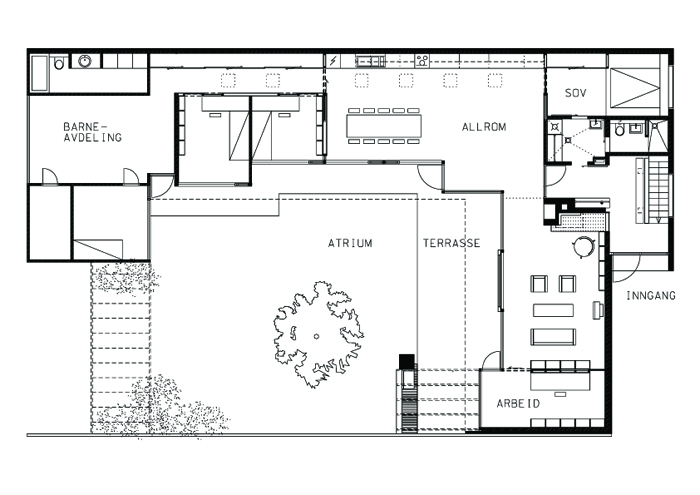Atrium-house (reconstruction and redefenition) by pml arkitektur as ...