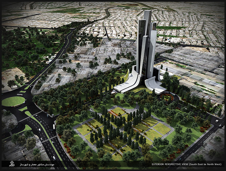 Shiraz Grand Urban park (concept) by SEPID architecture studio - Architizer