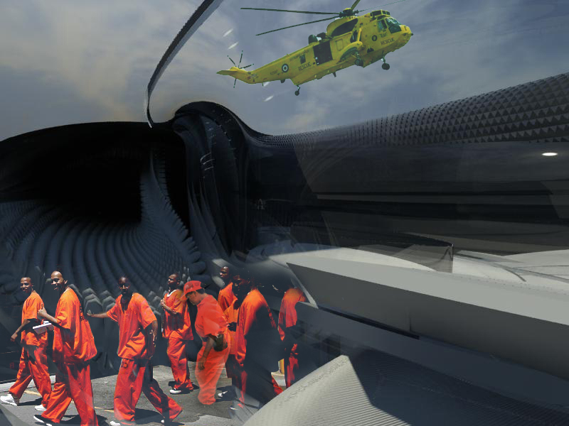 Hydroelectric Waterfall Prison by Margot Krasojevic Architecture ...