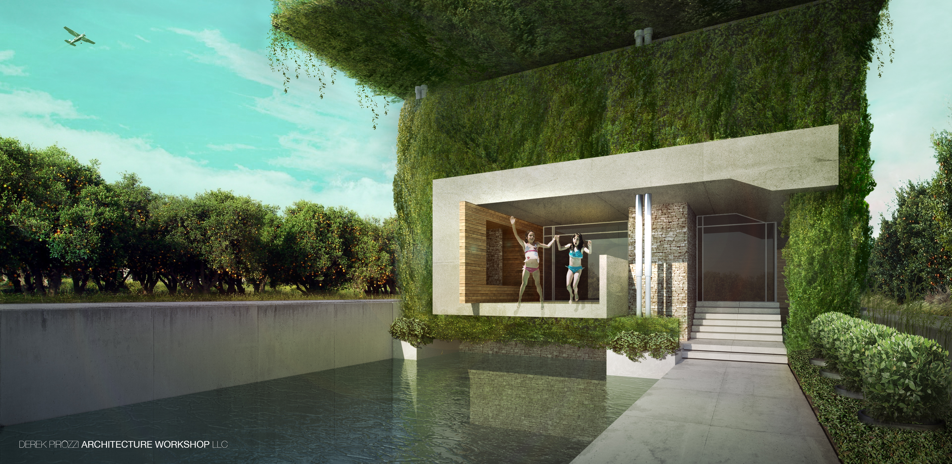 House in the Orange Groves: Florida Case Study House by Derek Pirozzi ...