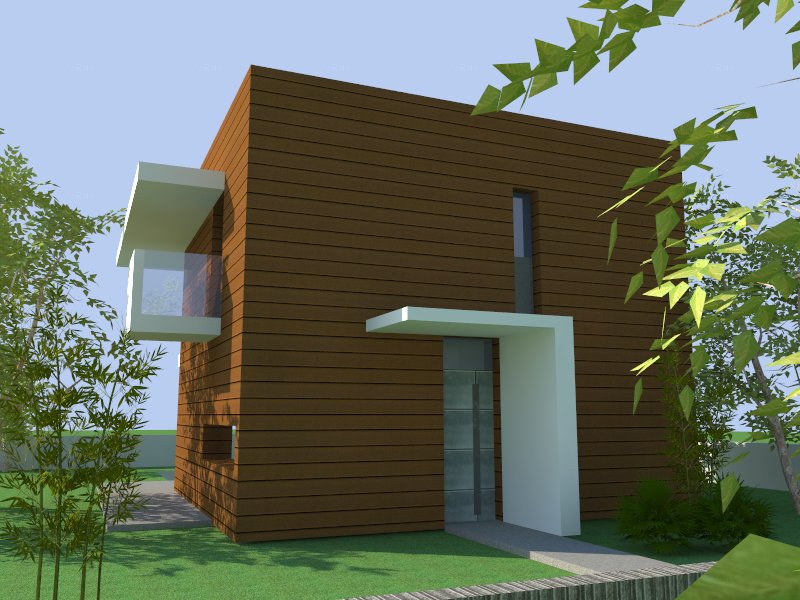 CUBE CONCEPT - wooden house model by CT Architecture + Design Studio ...