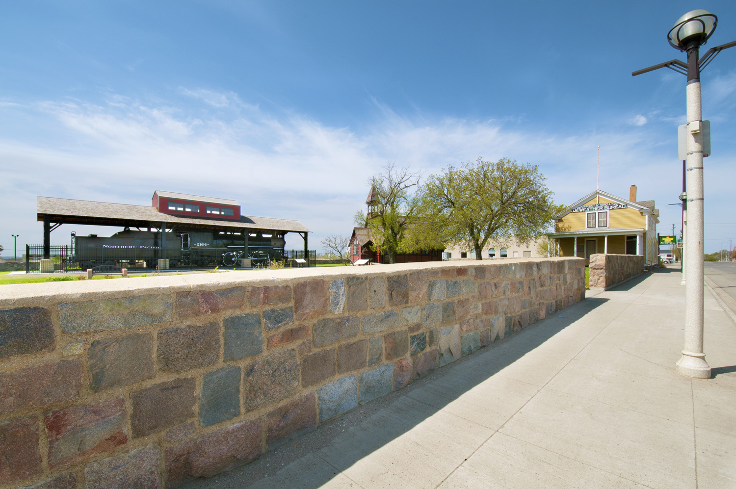 Camp Hancock State Historical Site Locomotive Shelter by JLG Architects ...