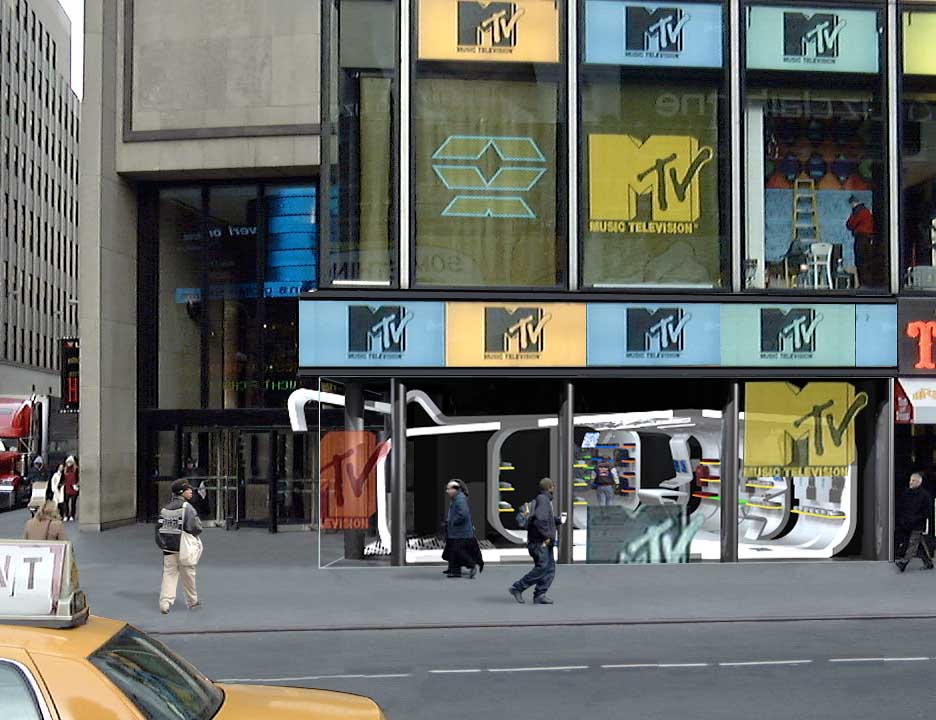 MTV Store Times Saqquare by Studio Kiss - Architizer