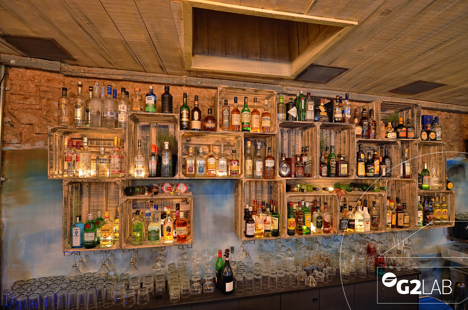 Blue Gin bar by G2LAB - Architizer