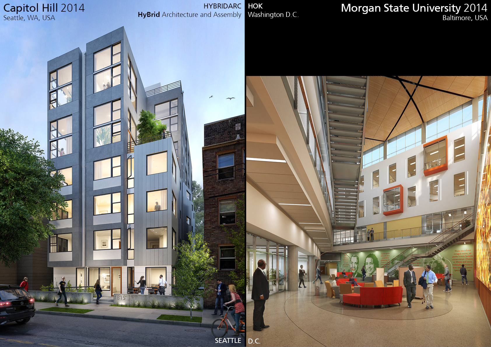 Projects in the USA - Seattle & DC by Aand3 architecture & 3D - Architizer