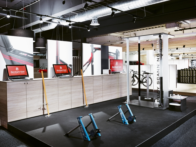 Bernhard Kohl Sporthandel GmbH by EGGER Wood-based materials - Architizer