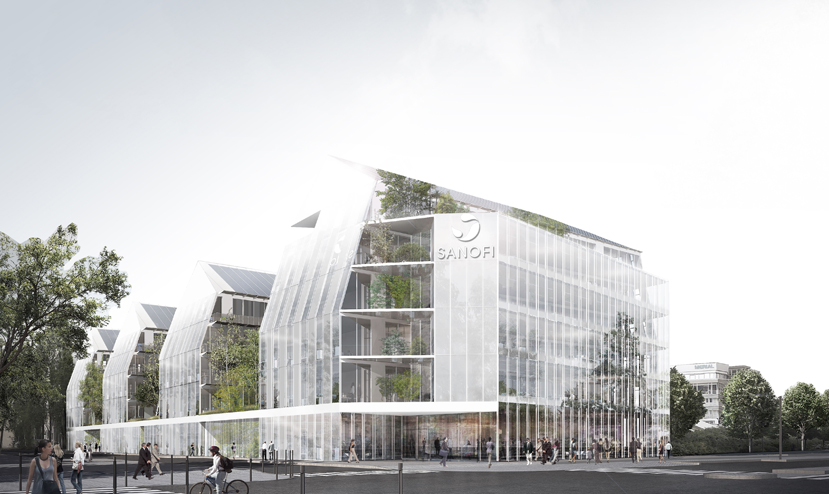 Sanofi headquarters by SCAU architecture - Architizer