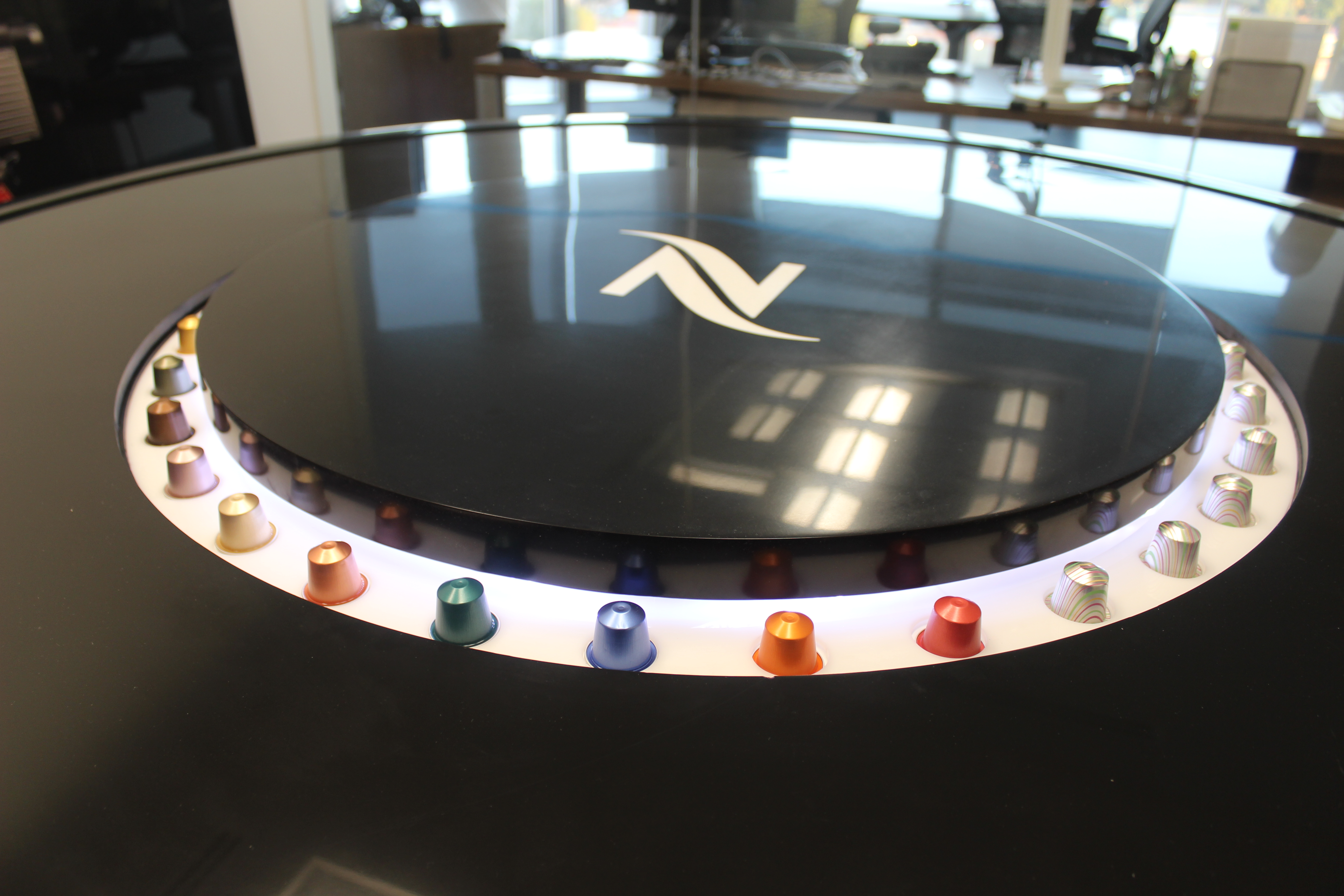 Nespresso TASTING ROOM TABLE by PARAMETRICA - Architizer